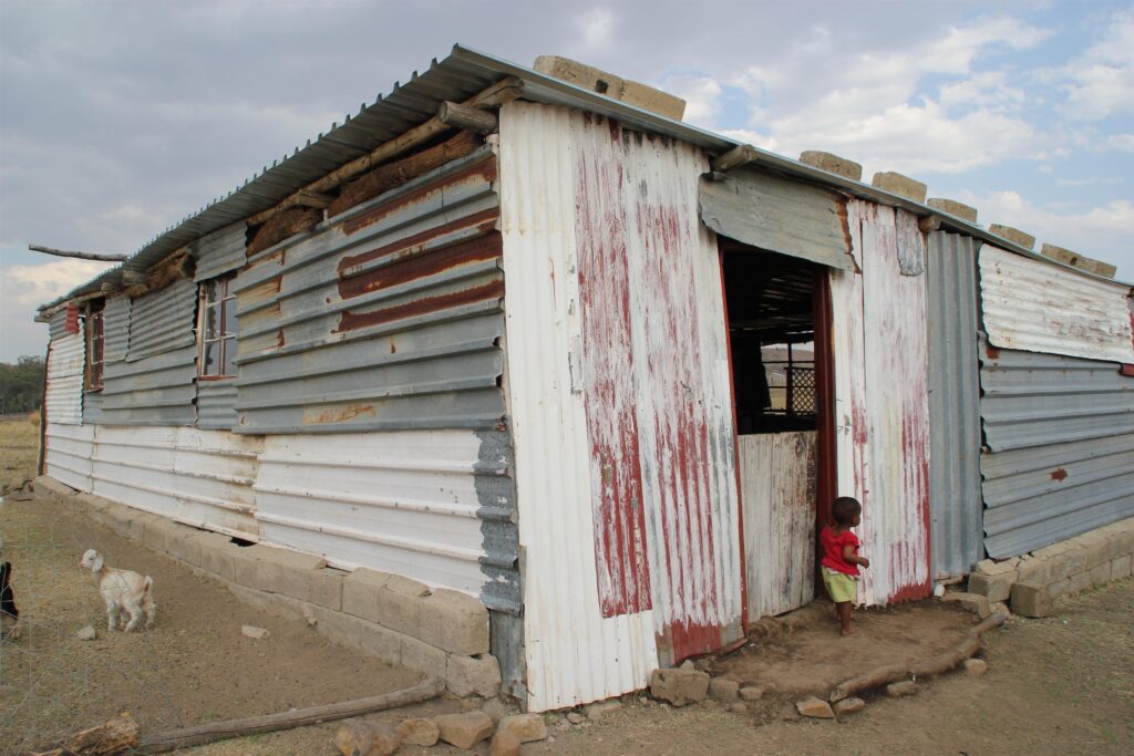 This is the outside of the shop and this is also where the church ...